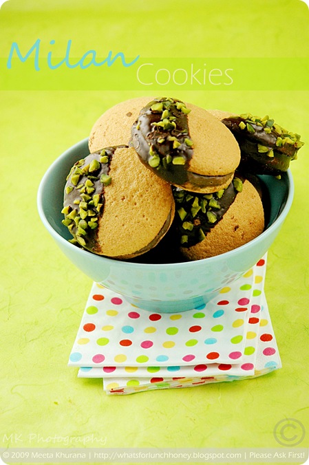 What's For Lunch Honey?: Daring Bakers: Milan Cookies